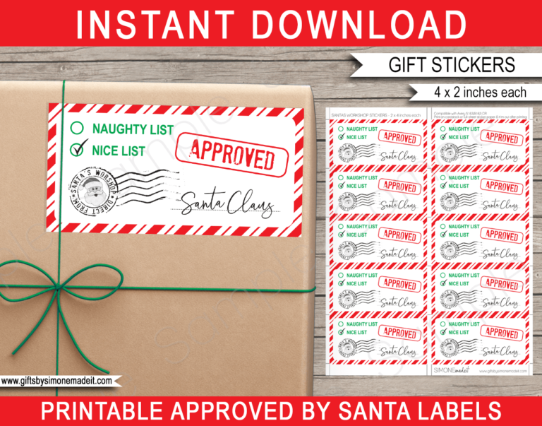 Delayed Santa Gift Letter Template | Late Christmas Gift Notification